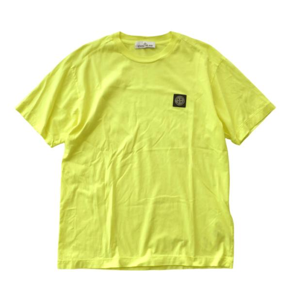 ◇商品名：ストーンアイランド（STONE ISLAND） コンパス ロゴ ワッペン 半袖 Tシャツ カットソー M イエロー 801524113 ウェア メンズ（中古）◇管理： No. 047250◇ブランド：ストーンアイランド◇カラー：　...