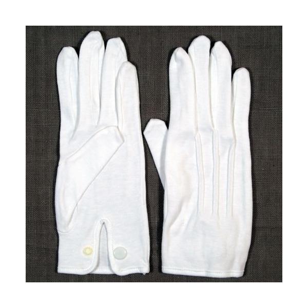 モーニングコート用の白い手袋です。女性や、手の小さめな男性のかたには、こちらのMサイズをおすすめいたします。■綿100％ 礼装用　白手袋■手袋の甲の部分に、三つ山のピンタック有り■サイズ：M