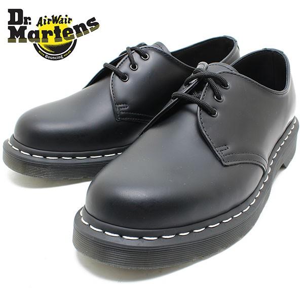 ドクターマーチン 1461 WHITE STITCH LEATHER SHOES BLACK ドクターマーチン 1461 WHITE STITCH LEATHER SHOES BLACK