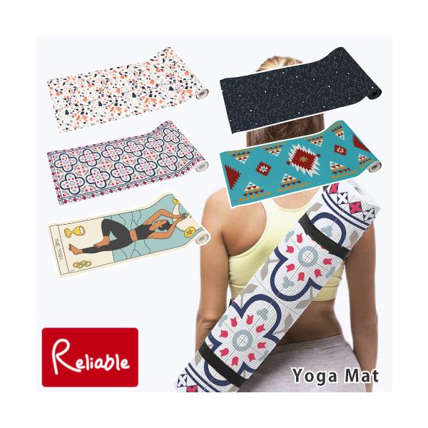 マットの厚みは5mmと薄すぎずクッション性もあるので使いやすい仕様。分厚すぎるヨガマットは動きにくいこともある為好まれる厚さです。長さは173cmと大きな動きをしてもカバー出来るサイズ感。[サイズ]W60×D173×H0.5cm [材質] ...