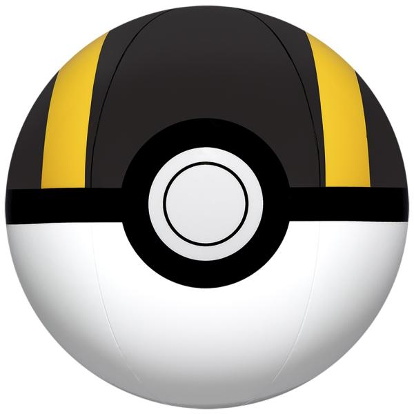 大人気キャラクター「ポケモン☆ハイパーボール」のビーチボールです。膨らんだ状態のボールの直径は約27cmです。サイズ・容量40cm規格■生産地：中国■素材・成分：塩化ビニール（玩具安全基準適合可塑剤使用）