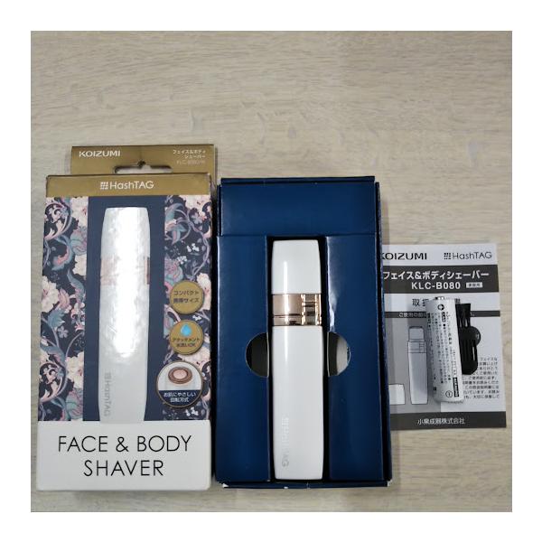 【商品名】KOIZUMIフェイス＆ボディシェーバー　KLCB080/W【商品説明】こちらの商品は中古品です。消毒・クリーニング・動作確認済みです。パッケージに破れがあります、完品をお求めの方はご購入をお控えください。長期倉庫保管品の為ご了承...