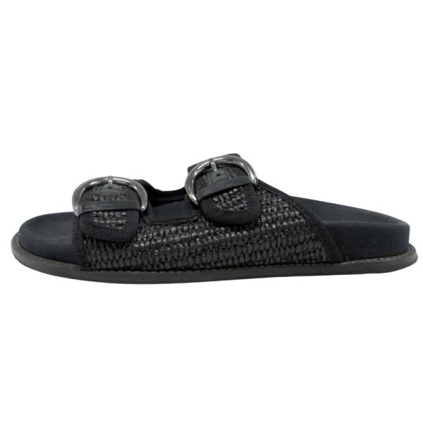 【商品名】MAX MARA WEEKEND LINE マックスマーラ ウィークエンドライン Algebra サンダル シューズ ダブルストラップ バックル 36 黒【ブランド】MAX MARA WEEK END マックスマーラ ウィークエン...