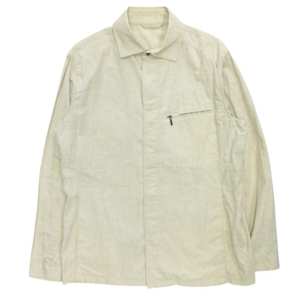 【商品名】INTERMEZZO インターメッツォ シャツ カットソー 長袖 コットン リネン 6414019 サイズLL ベージュ【ブランド】INTERMEZZO インターメッツォ【対象】メンズ【ランク】A ※使用感はあるが、傷や汚れの少な...