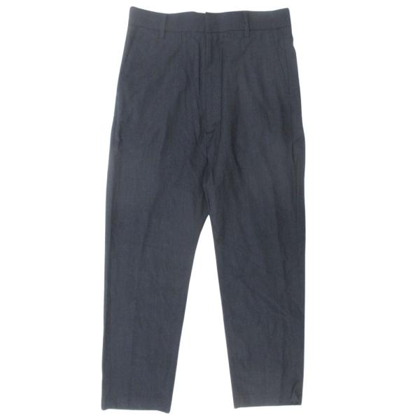 【商品名】MUSE de Deuxieme Classe ZIGNONE ミューズドゥドゥーズィエムクラス ウール スラックス パンツ 17-030-500-4090-3-0 紺【ブランド】MUSE de Deuxieme Classe ミ...