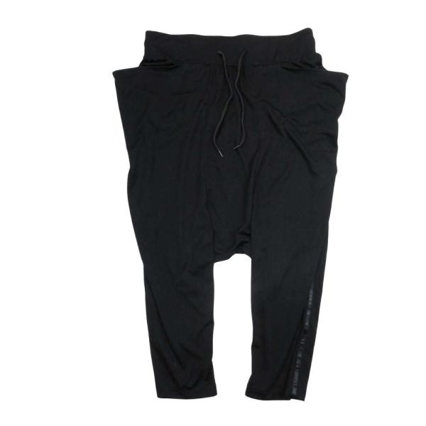 【商品名】bajra バジュラ サイドライン ストレッチ クロップド サルエル パンツ イージーウエスト 1 黒 ブラック【ブランド】bajra バジュラ【対象】レディース【ランク】A ※使用感はあるが、傷や汚れの少ない商品【カラー】黒 ブ...