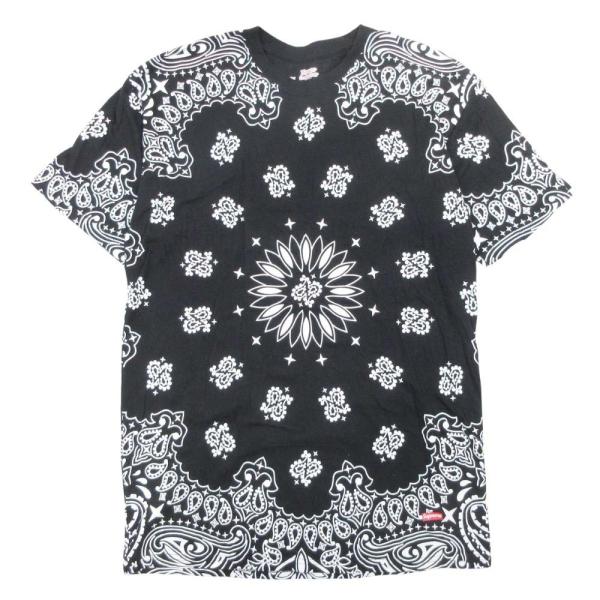 【商品名】Supreme x Hanes シュプリーム ヘインズ 22aw Bandana Tagless Tees バンダナ Tシャツ 半袖 トップス M 黒 ブラック【ブランド】Supreme シュプリーム【対象】メンズ【ランク】SA ...