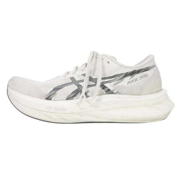 【商品名】asics アシックス MAGIC SPEED4 ランニングシューズ スニーカー FF Turbo 101B875 28.0cm 白 ホワイト【ブランド】asics アシックス【対象】メンズ【ランク】A ※使用感はあるが、傷や汚れ...