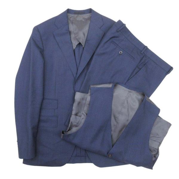 【商品名】ONLY オンリー Tailor Made CANONICO社製生地 カノニコ 3ピース スーツ テーラードジャケット スラックス ベスト 849 紺【ブランド】ONLY オンリー【対象】メンズ【ランク】A ※使用感はあるが、傷や...