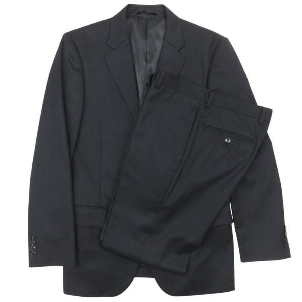 【商品名】HIROKO KOSHINO ヒロココシノ 春夏スーツ セットアップ テーラードジャケット スラックス パンツ シルク混 A6 黒 ブラック【ブランド】HIROKO KOSHINO ヒロコ・コシノ【対象】メンズ【ランク】SA ※若...