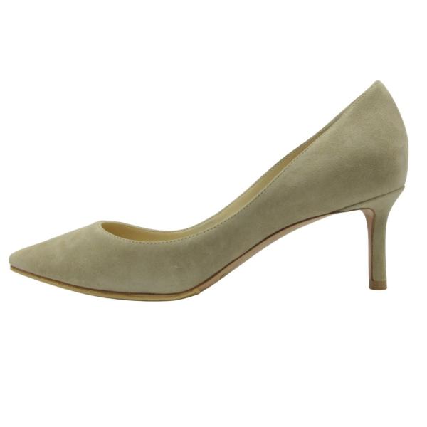 【商品名】JIMMY CHOO ジミーチュウ ROMY ロミー スエード レザー ポインテッドトゥ パンプス ヒール シューズ 靴 サイズ35.5 ベージュ【ブランド】JIMMY CHOO ジミーチュウ【対象】レディース【ランク】SA ※若...