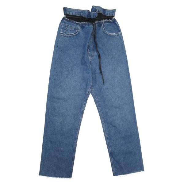 【商品名】LITKOVSKA リトコフスカ 23aw LILI JEAN ラップデザイン デニム ジーンズ パンツ カットオフ 30-32 インディゴ ブラック【ブランド】LITKOVSKA リトコフスカ【対象】レディース【ランク】S ※ほ...