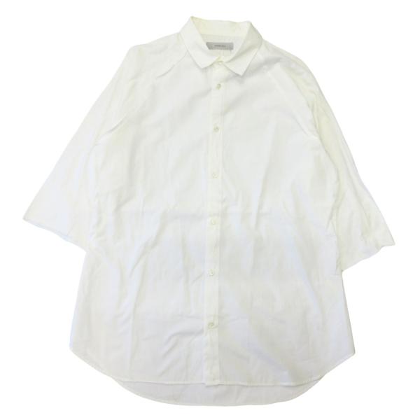【商品名】Influence インフルエンス インサイドアウト シャツ カットソー ブラウス ロング丈 切替 七分袖 白 ホワイト【ブランド】Influence インフルエンス【対象】メンズ【ランク】A ※使用感はあるが、傷や汚れの少ない商...