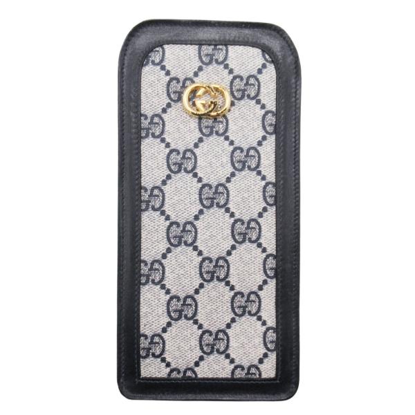 【商品名】GUCCI グッチ オールドグッチ インターロッキングG メガネケース 眼鏡ポーチ GGスプリーム グレー ブラック【ブランド】GUCCI グッチ【対象】ユニセックス【ランク】A ※使用感はあるが、傷や汚れの少ない商品【カラー】グ...