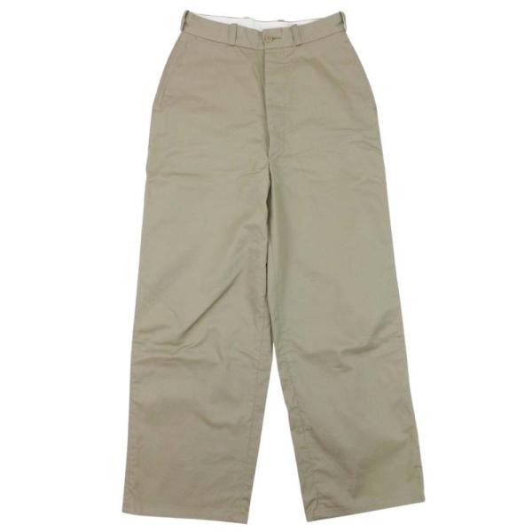 【商品名】blurhms ROOTSTOCK ブラームス 24ss 2046D Chino Pants チノパン ワークパンツ ボトムス ボタンフライ 00 ベージュ【ブランド】blurhms ブラームス【対象】レディース【ランク】SA ※...