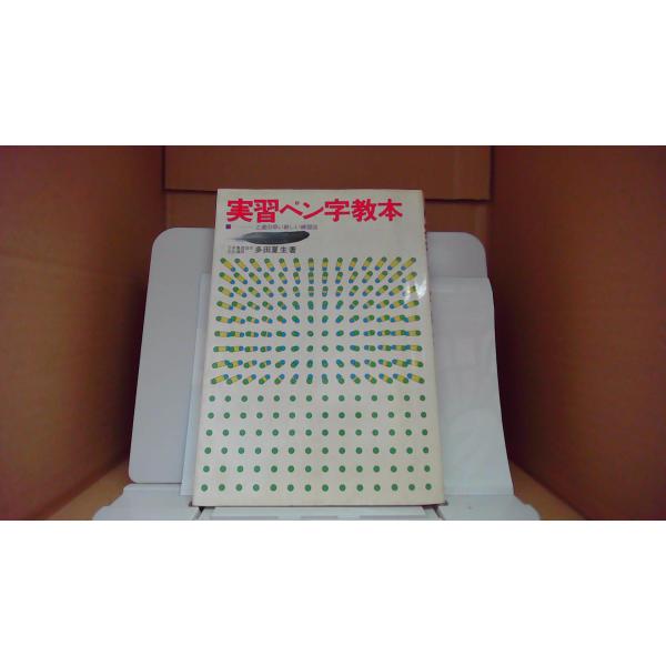 実習ペン字教本 上達の早い新しい練習法 多田夏生■商品の状態【付属品】 問題なし。【カバー】 経年による強いキズ・ヨゴレあり。【本体】 経年による強いキズ・ヨゴレあり。■ご注文通知から３営業日以内に発送。■水ヌレ、ヨゴレ、キズ防止の為、耐水...