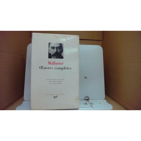 Mallarme CEuvers completes■商品の状態【付属品】 問題なし。【カバー】 一部に水ヌレによるヨレ・シミあり。 一部にヤケあり。 多少のキズ・ヨゴレあり。【本体】 目立ったキズ・ヨゴレなし。■ご注文通知から３営業日以内...