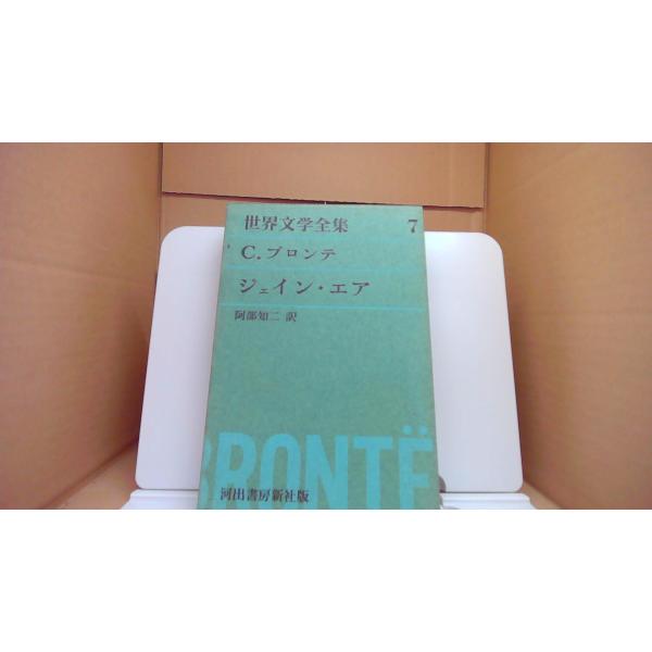 世界文学全集7 ジェイン・エア 河出書房新社■商品の状態【付属品】 問題なし。【カバー】 一部にヤケあり。【本体】 小口に多少のキズ・ヨゴレあり。■ご注文通知から３営業日以内に発送。■水ヌレ、ヨゴレ、キズ防止の為、耐水ビニール封筒に入れて発...