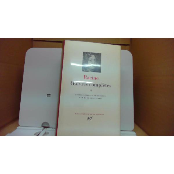 Racine CEuvres compl tes BIBLIOTH QUE DE LA PL IAD■商品の状態【付属品】 問題なし。【カバー】 多少のキズ・ヨゴレあり。【本体】 多少のキズ・ヨゴレあり。■ご注文通知から３営業日以内に発送。...