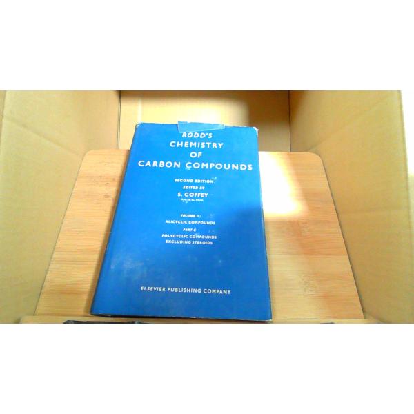 RODD'S CHEMISTRY OF CARBON COMPOUNDS IICカバー破れ傷み　シミ　汚れ　有
