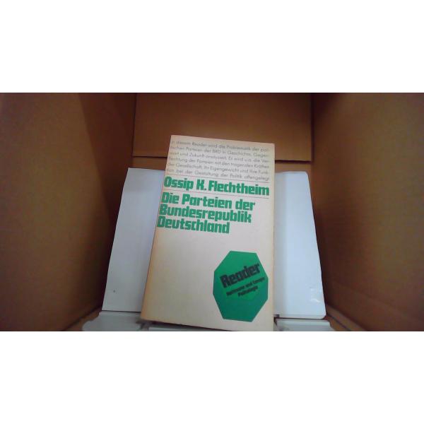 Ossip K. Flechtheim  Die Parteien der Bundesrepublik Deutschland■商品の状態【付属品】 問題なし。【カバー】 大半にヤケあり。 多少のキズ・ヨゴレあり。【本体】 多少のキズ・ヨ...