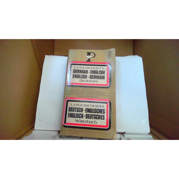 LANGENSCHEIDTS GERMAN-ENGLISH  ENGLISH-GERMAN Dictionary■商品の状態【付属品】 問題なし。【カバー】 一部に小さな折れがあり。 非常に強いキズ・ヨゴレあり。【本体】 小口に強いキズ・ヨ...