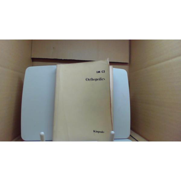 Orthopedics EM C3 Kinpodo■商品の状態【付属品】 問題なし。【カバー】 経年による強いキズ・ヨゴレあり。【本体】 多少のキズ・ヨゴレあり。■ご注文通知から３営業日以内に発送。■水ヌレ、ヨゴレ、キズ防止の為、耐水ビニー...