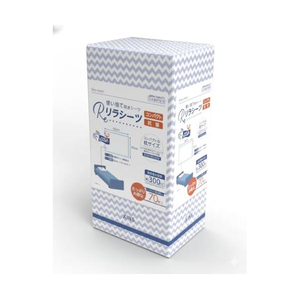 ホワイト/70枚入り 45x60cm/rela-sheet4560・Size:70枚入り 45x60cm・使い捨て片付け簡単おむつを交換する際、おしっこやうんちが漏れてしまうことはありませんか？この吸水シートは、そんな悩みを解決するために作...