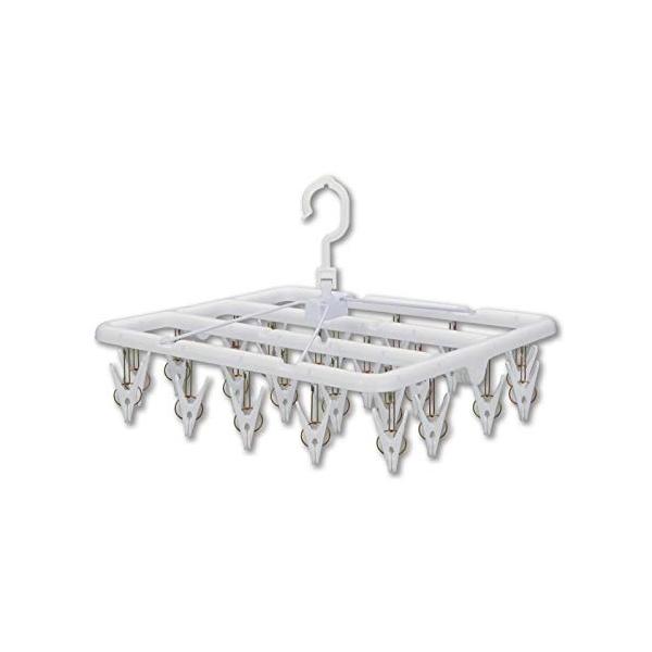 ホワイト/40×35×33cm/222424・パッケージ個数:1・洗濯物の取り込みが約2倍早くなる角ハンガー(当社比)。・サイズ:約40×35×33cm・重量:約428g