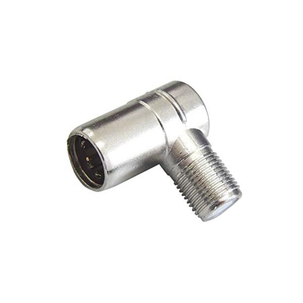 1Pシルバー/入数1/C-110・Style:1P・パッケージ個数:1・アンテナケーブルをＬ字に変換する際にご利用いただけます。・片側：ネジ式（メス）・片側：プッシュ式（オス）