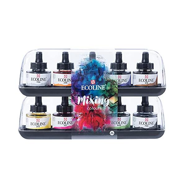 10色セット/10色セット/T1125-9902・Size:10色セット・パッケージ個数:1・世界のデザイナー・建築家・イラストレーターに愛用されているカラーインクです。・エコラインインクは染料インクを使用しており、非耐水性です。・発色が非...