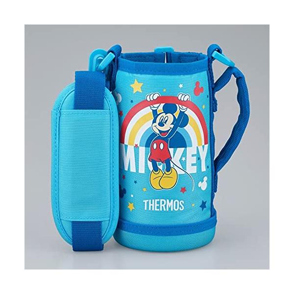ミッキー ブルー/0.6L用/FJO-600WFDS ハンディポーチ BL・パッケージ個数:1・サーモス 真空断熱2ウェイボトル FJO-600WFDSシリーズ専用のハンディポーチ（ブルー）・セット内容:ポーチ本体、ストラップ・適用品番:F...