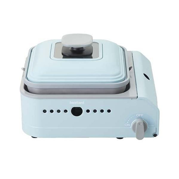 ブルーグレー/-/CB-JHP-1・食卓が華やぐ丸みのあるデザイン。はじめてカセットガス器具を使う方にもやさしいシンプルな使い勝手。・カセットボンベが燃料のガス式ホットプレート。ガ ス火ならではのパワーで美味しく調理が可能。・プレート調理高...