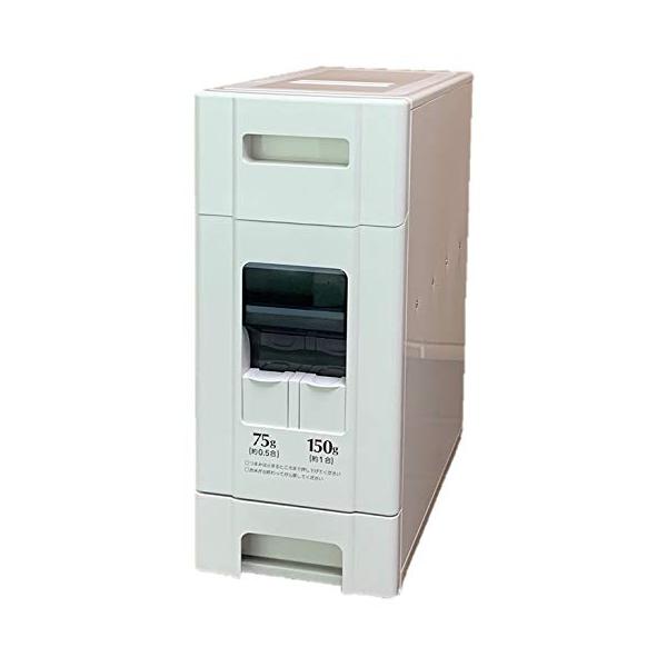 -/-/RN-630-2・パッケージ個数:1・米収納量:12kg(上から投入時:12kg、前から投入時:10kg)、計量方式:0.5合/1合、受皿容量:約5合