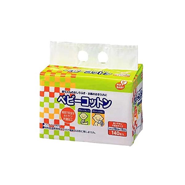 ホワイト/140シート（x 1)/4902522661782・パッケージ個数:140・サイズ:10cm×13cm・入数・内容量:140枚・ソフトな肌ざわりで、使いやすい大きめサイズのベビーコットンです。