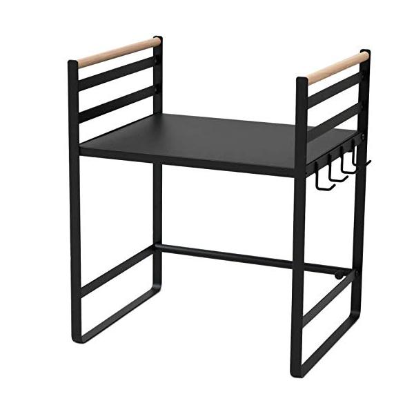 レンジ上ラック伸縮(1段)ブラック/幅46-73×奥行35.5×高さ51cm/DRR-73(SBK)・Color:ブラックStyle:レンジ上ラック伸縮(1段)・パッケージ個数:1・本体サイズ:幅46-73×奥行35.5×高さ51cm・耐荷...