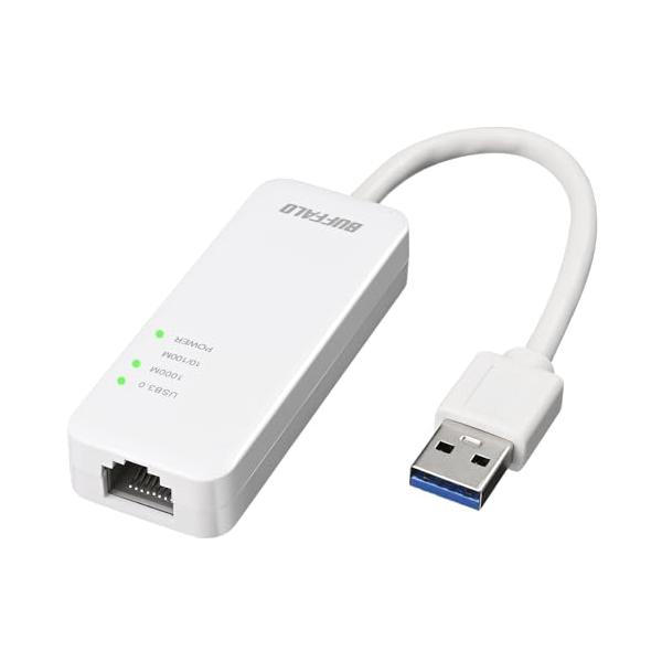 有線LANアダプターホワイト/-/LUA5-U3-AGTE-WH・Color:ホワイトStyle:有線LANアダプター・そもそも有線LANアダプターってなに LANポートのないゲーム機やパソコンでも、USB Type-Aコネクタに有線接続で...