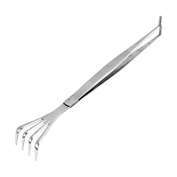 根Silver/クマデ付き/22cm・パッケージ個数:1・用途:観葉植物などのメンテナンスツール・特徴:ピンセットは雑草や枯葉、虫取りなどの日々のお手入れに、クマデは根ほどき、土ならし、古い根などのお手入れに便利・仕様:クマデ付・サイズ:幅...