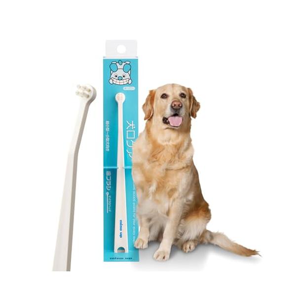 白/マイクロヘッド 1本入/MU-MICROD・パッケージ個数:1・2.5kg未満のワンちゃんの頬側の奥歯を磨くために、ブラシ部厚さ約10mmの小さいヘッドにしました。・ワンちゃんの口の形状を考慮し、ブラシ部は柄に対して１５° 傾斜している...