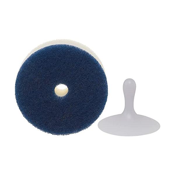 単品ネイビー/本体/約Φ9.1×3.5、吸盤/Φ7.2×5.3/K676NV・Color:ネイビーStyle:単品・パッケージ個数:1・ポコっと収納穴あきの丸いフォルムで支持されている人気のスポンジです。吸盤ホルダー付きで、ポコっとはめて収...