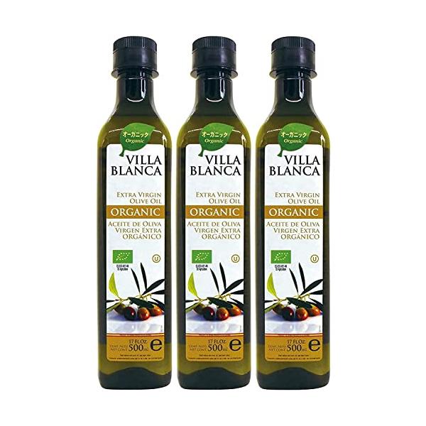-/500ml PETボトル 3本/-・Size:500ml PETボトル 3本・ヴィラブランカは、有機JAS・EUオーガニックの認定を受けた、オーガニックエキストラバージンオリーブオイルです。素材の味を引き立てるフレッシュな香りとやさしい...