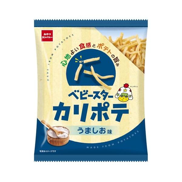 原材料：ポテトフレーク（インド製造、アメリカ製造）、植物油脂、でん粉、うましお風味パウダー、砂糖、食塩、粉末油脂、全卵粉末/加工デンプン、調味料((アミノ酸等）、乳化剤、酸化防止剤（ビタミンE、ビタミンC）、香料、（一部に小麦・卵・大豆を含...
