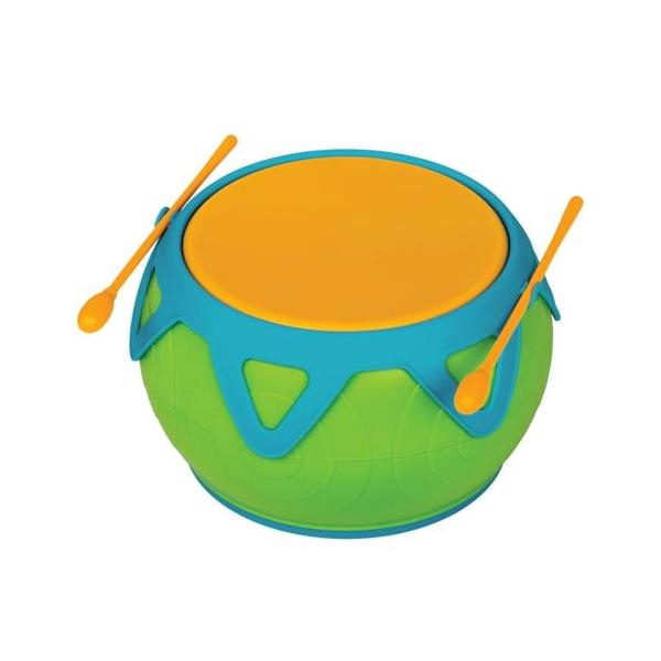 黄色、青、緑/ワンサイズ/HL817・パッケージ個数:1・子ども用のドラム