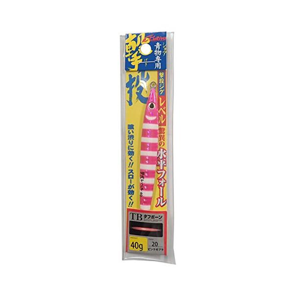 #20 ピンクゼブラグローピンク/40g/31871・Style:#20 ピンクゼブラグロー・パッケージ個数:1・主な対応魚種:ヒラマサ ブリ マグロ ロウニンアジ タチウオ・重量:40g・カラー:ピンクゼブラグロー #20