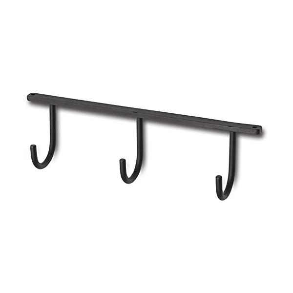 ギングフックブラック/W23×D4.5×H6.5cm/63143・Size:W23×D4.5×H6.5cmColor:ブラック・素材アイアン