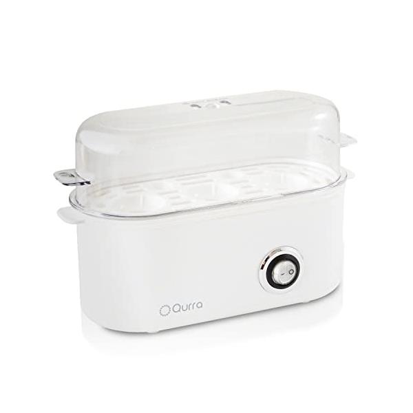 ホワイト/-/3R-EGG01WT・Color:ホワイト・パッケージ個数:1・コンセント式だからレンジを占有せずにゆで卵が作れる・最大3個まで同時にゆで卵が作れる・半熟も固めも、ゆで卵の硬さを自由に調節できる・使わない時は食器棚にしまえる小...