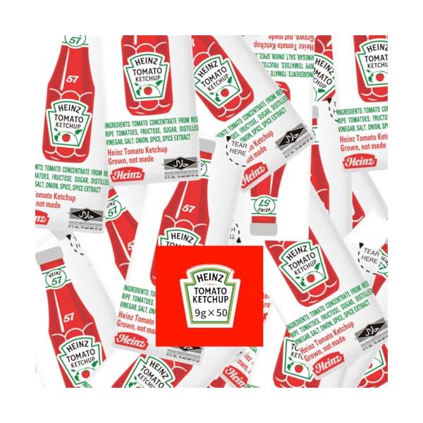 -/9グラム (x 50)/25085・FlavorName:トマトSize:9グラム (x 50)・パッケージ個数:1・内容量9g×50個・濃厚で垂れにくくトッピングに最適・ファストフードなどのサービスケチャップ、お弁当の付け合わせに便利...