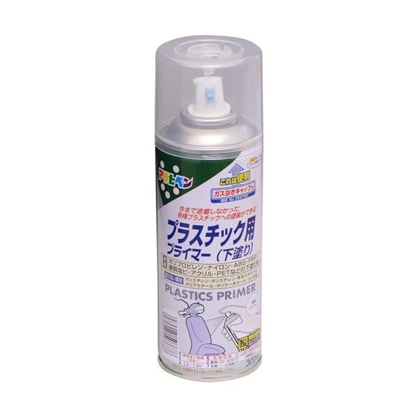 プラスチック用クリア/300ml(スプレー)/4970925507686・Style:プラスチック用Size:300ml(スプレー)・パッケージ個数:1・この商品を各種プラスチックに下塗りすることにより、塗料が密着するようになります。・ラッ...