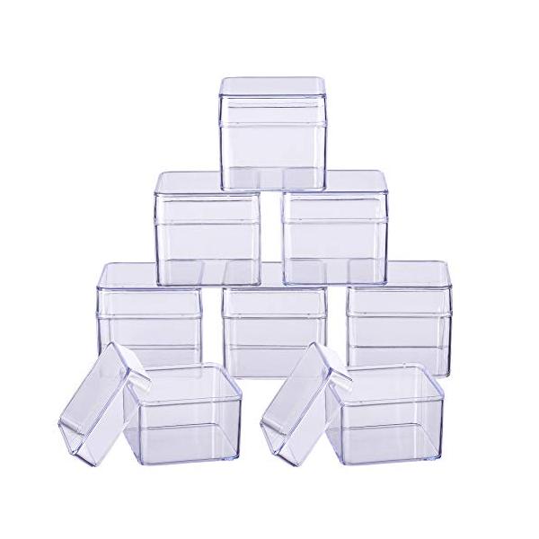 Design立方体-5.6ｘ5.6ｘ5cm/立方体/-・Size:立方体Color:立方体-5.6ｘ5.6ｘ5cm・パッケージ?容：10個セットプラスチック収納ケース；サイズ：長さ約：5.6cm；幅約：5.6cm；高さ約：5cm；立方体・素...