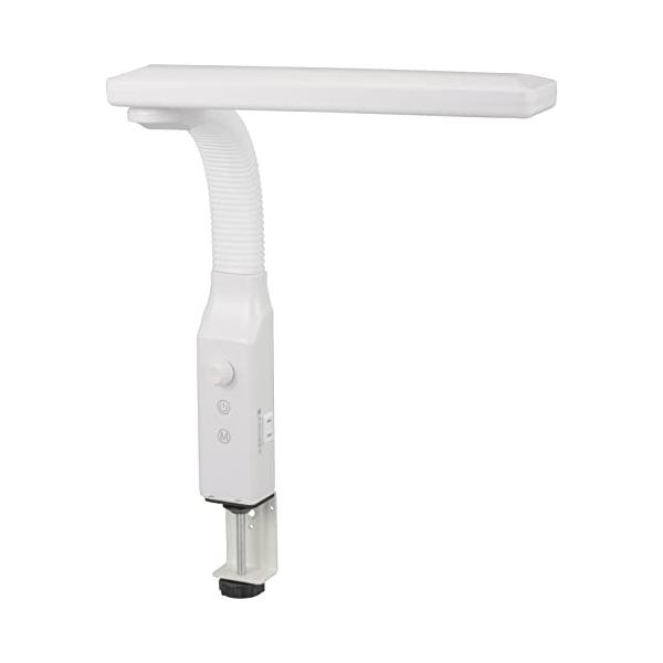 調光・調色ホワイト/33 cm (W) x 8 cm (D) x 48 cm (H) with a 46 cm arm/AS-LE94BG-W1・Color:ホワイトStyle:調光・調色・パッケージ個数:1・ 特 長 ● 挟んで使うクラン...